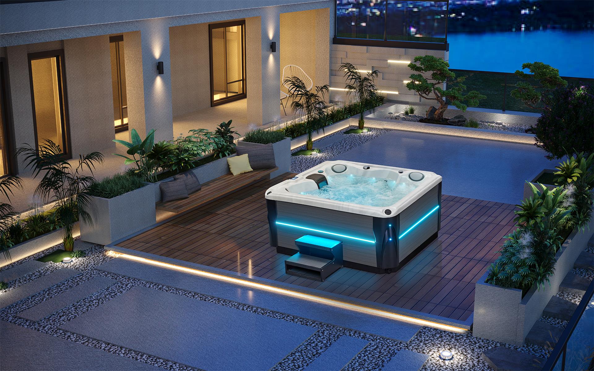 News - Three Placement Options for Outdoor Spas - Fully-In-Ground, Semi ...